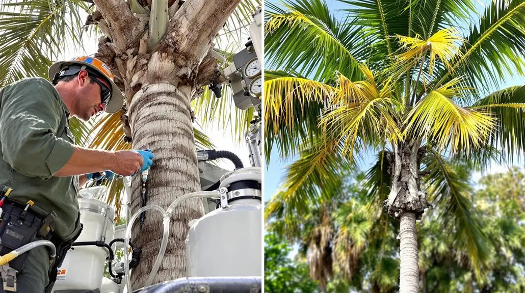 Effective Disease Control in Palm Trees Using Trunck Injections With ...